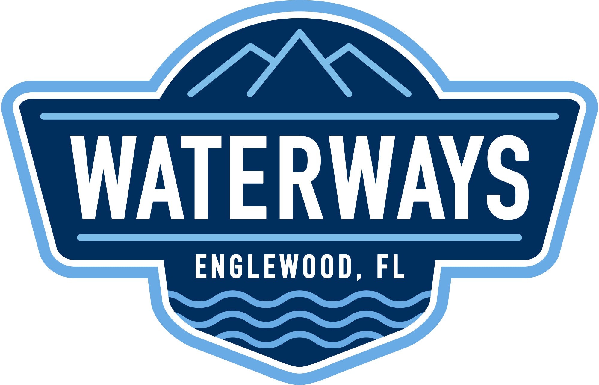 Waterways Store Sticker